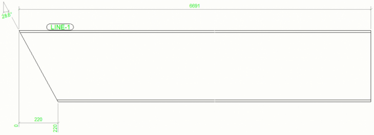 Conditions affecting the length value in the NC file | Trimble User ...