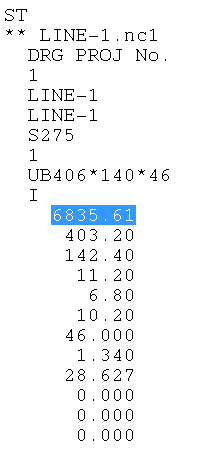 Conditions affecting the length value in the NC file | Trimble User ...