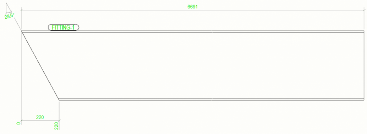 Conditions affecting the length value in the NC file | Trimble User ...