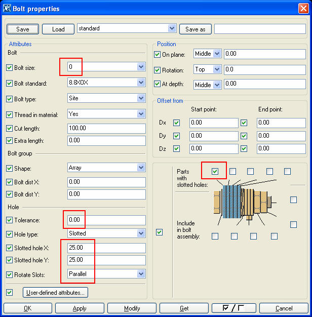 How to create a square hole | Trimble User Assistance