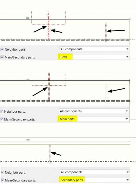 Neighbouring parts in drawings | Tekla User Assistance