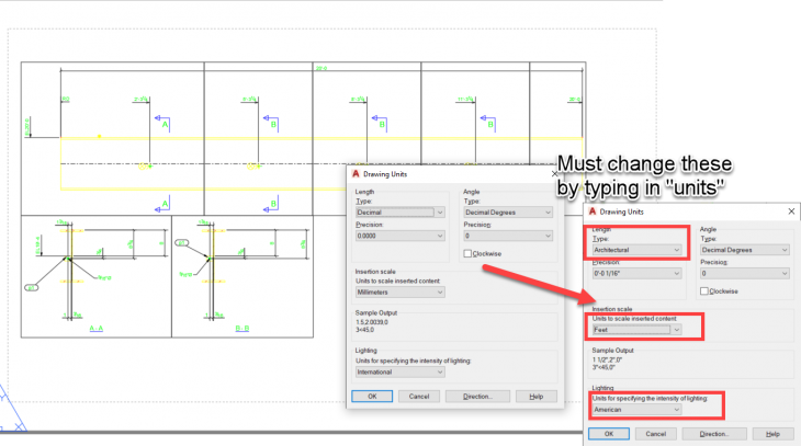 Export 2D drawings to DWG/DXF with Imperial units | Trimble User Assistance