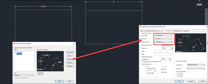Export 2D drawings to DWG/DXF with Imperial units | Trimble User Assistance