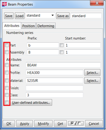 How to turn off the dialog box check boxes by default? | Tekla User Assistance