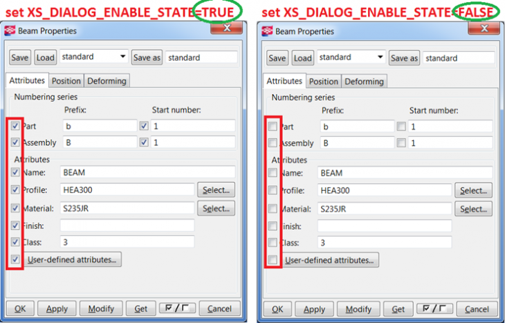 How To Turn Off The Dialog Box Check Boxes By Default Tekla User