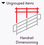 Handrail Dimensioning Tool | Tekla User Assistance