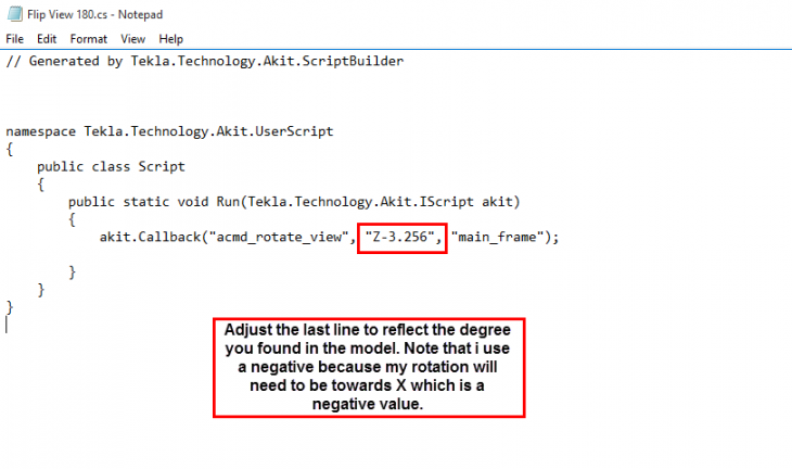 Adjust your model views with a specific degree | Trimble User Assistance