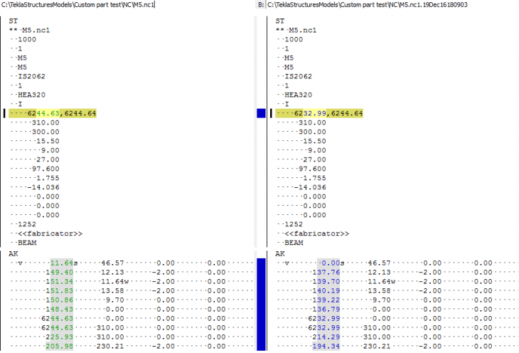 NC Saw Cut Position Updater | Trimble User Assistance
