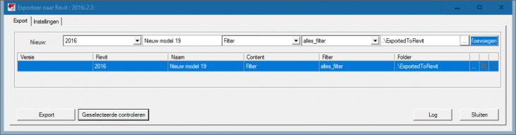 IFC export naar Revit | Tekla User Assistance