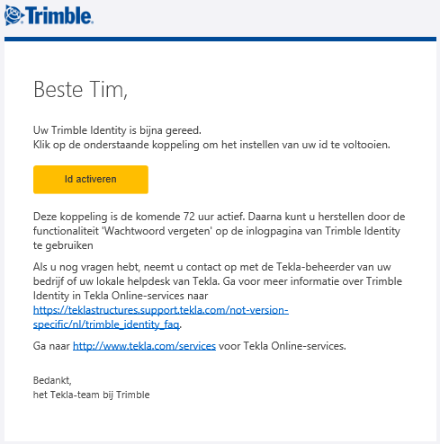 Hoe maak ik een Trimble Identity? | Trimble User Assistance
