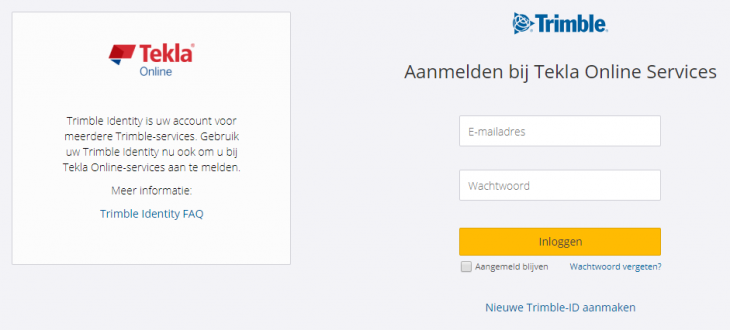 Hoe maak ik een Trimble Identity? | Trimble User Assistance