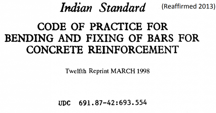 IS 2502 Rebar Shapes - Model Template - India Environment | Trimble ...
