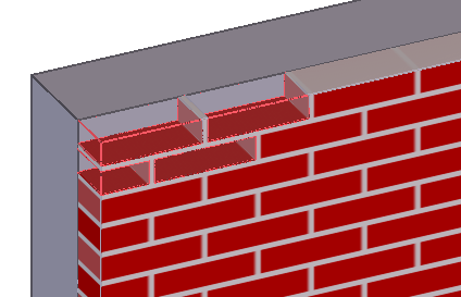 Bricks on wall | Trimble User Assistance