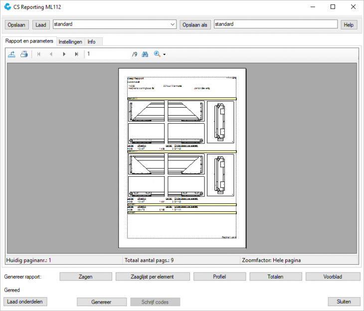 Zaaglijsten genereren met de tool Reporting (ML112) | Trimble User ...