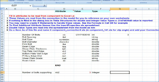 Component Variable Importer | Trimble User Assistance
