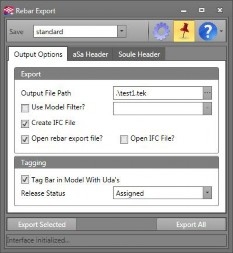 Rebar Export | Tekla User Assistance