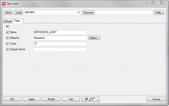 Saw Joint | Tekla User Assistance
