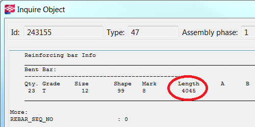 Shape Code 99 - Rebar length missing when XS_USE_USER_DEFINED_REBAR ...