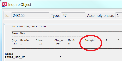 Shape Code 99 - Rebar length missing when XS_USE_USER_DEFINED_REBAR ...