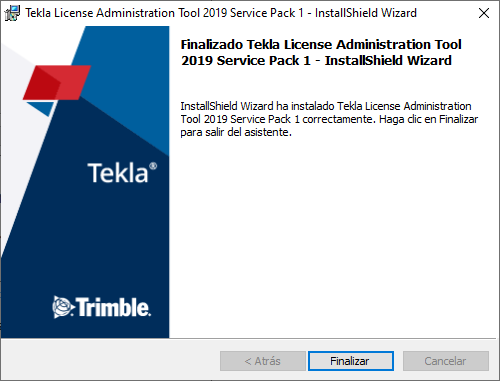 Instalación Tekla Structures 2019i SP8 | Trimble User Assistance