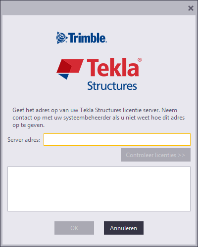 Tekla Structures licentie(s) activeren | Trimble User Assistance