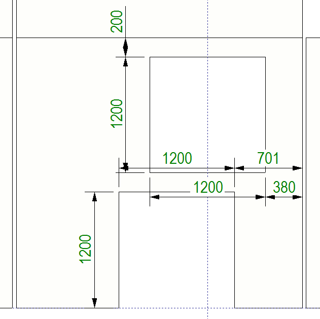 Opening and edge dimensioning | Tekla User Assistance