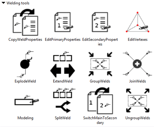 Welding tools | Tekla User Assistance