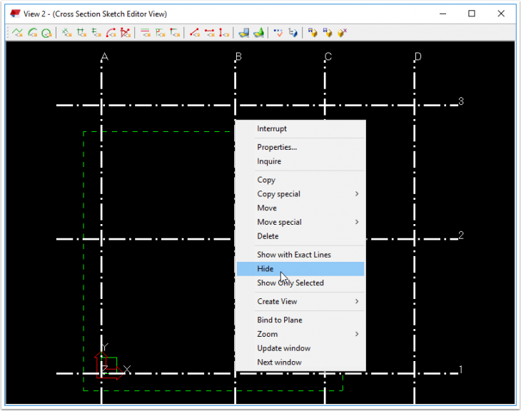 Create a parametric profile by sketching (closed profile example) | Trimble User Assistance