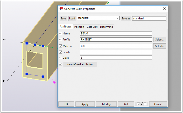 Create a parametric profile by sketching (closed profile example) | Trimble User Assistance