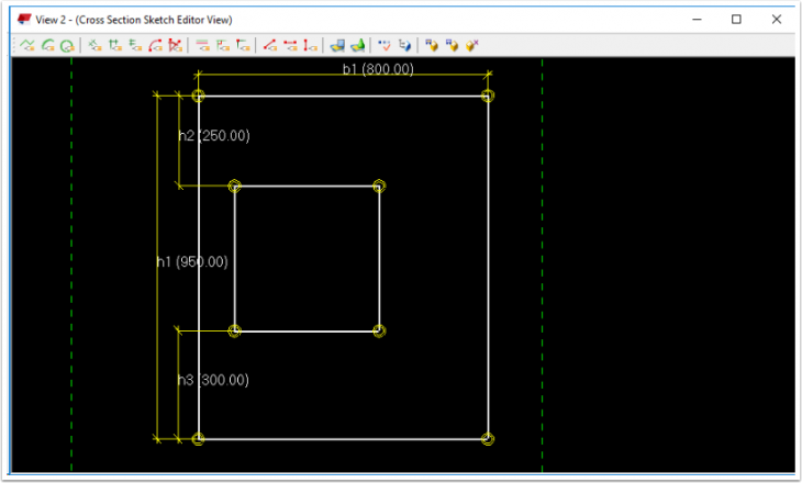 Create a parametric profile by sketching (closed profile example) | Trimble User Assistance