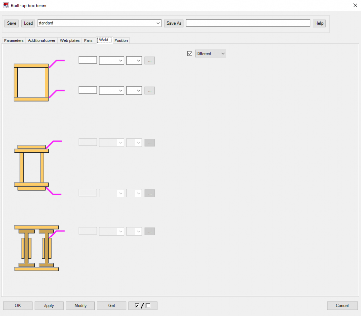 Built-up Box Beam (Custom Part) | Tekla User Assistance
