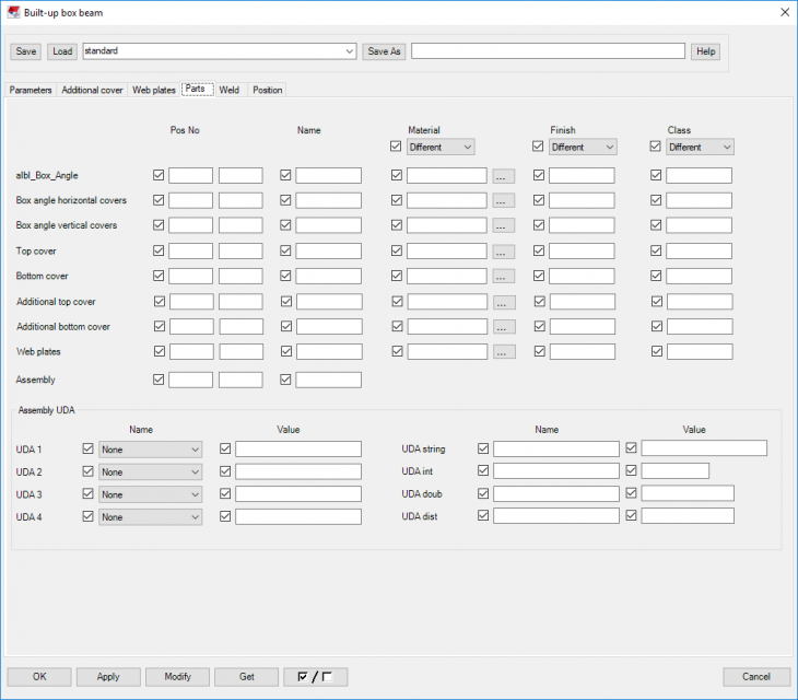 Built-up Box Beam (Custom Part) | Tekla User Assistance