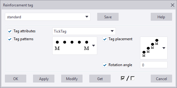 Reinforcement Tag | Trimble User Assistance