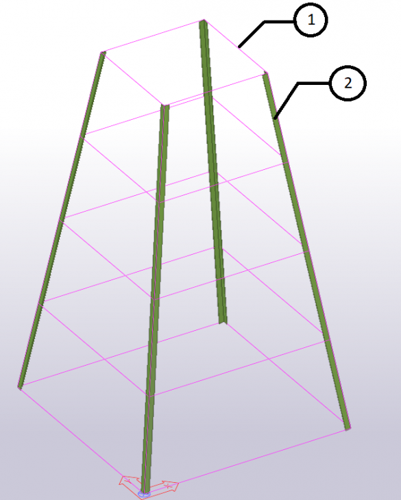 Tower Member | Tekla User Assistance