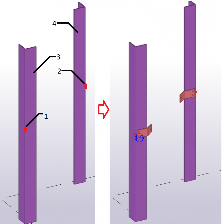 Tower Bent Plates | Tekla User Assistance