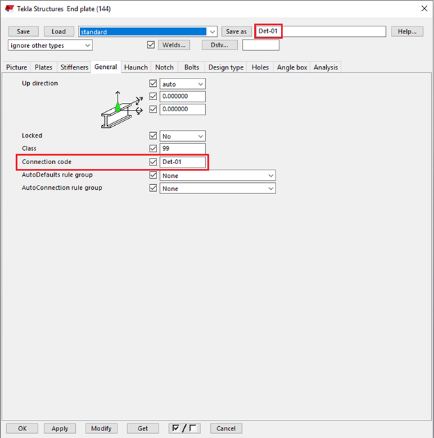 Filter only certain connection details using Connection code | Trimble ...