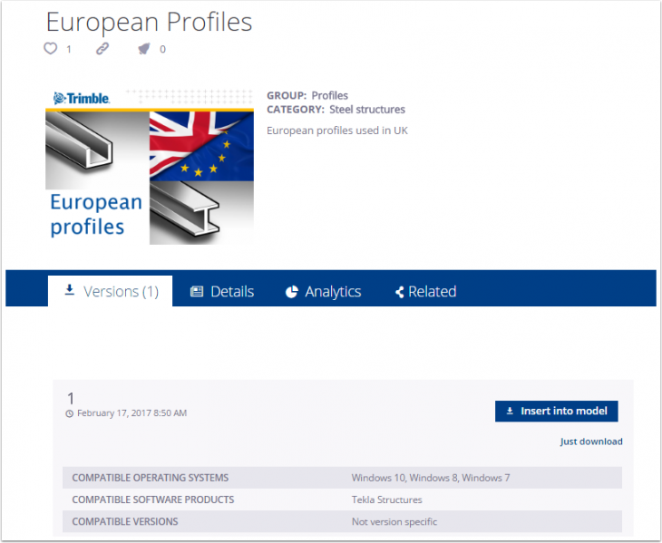 How can I add profiles from other catalogs in Tekla Warehouse to my profile catalog? | Trimble ...