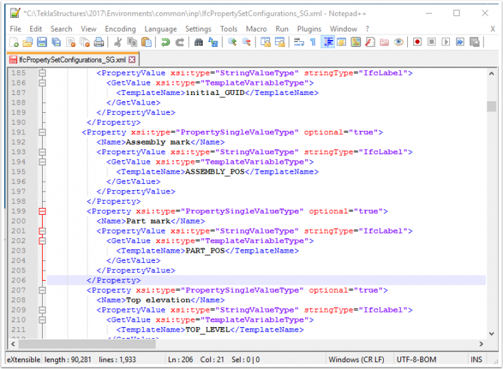 How to add additional information to BIMsight Export | Tekla User ...