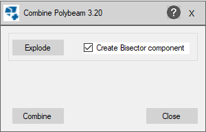 Combine Polybeam | Trimble User Assistance