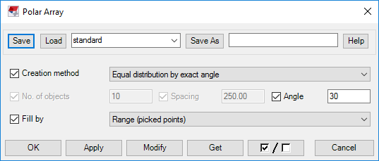 Polar Array | Trimble User Assistance