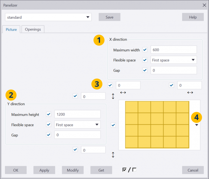 Panelizer Trimble User Assistance