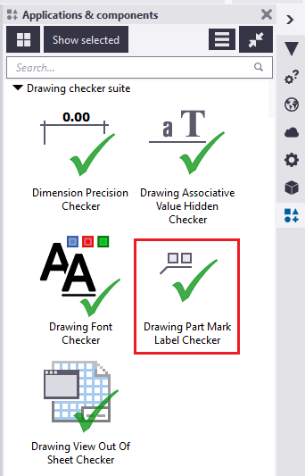 Drawing Part Mark Label Checker | Trimble User Assistance