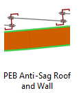 PEB Anti-sag roof and wall | Trimble User Assistance