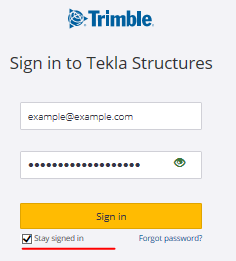 Tekla Structures에서 사용자의 Trimble Identity Login 상세를 기억하지 않는 이유는 무었입니까 ...