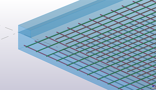 Modelling rebar in a culvert base | Trimble User Assistance