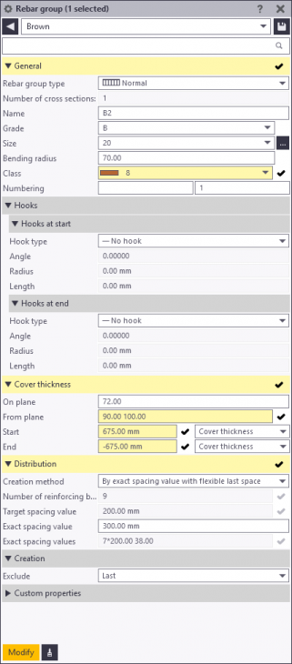 Modelling rebar in a culvert base | Trimble User Assistance