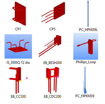 Custom component list - India Environment | Tekla User Assistance