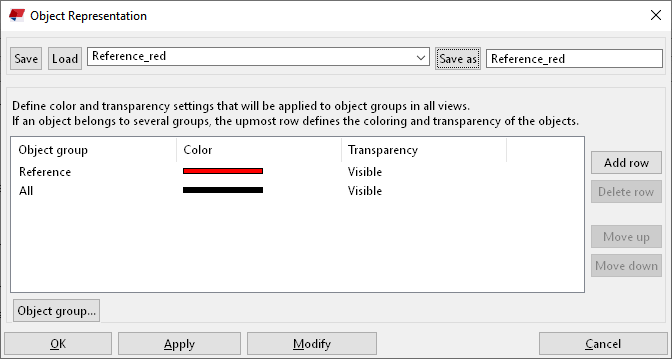 Changing reference model appearance | Trimble User Assistance