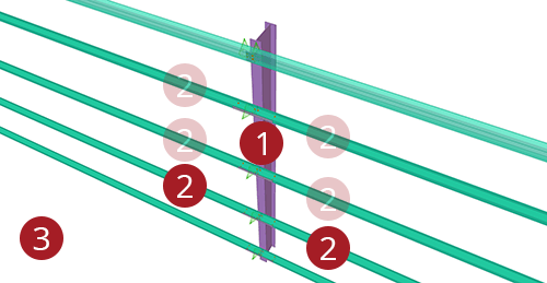 CMF Horizontal Cladding Support Column (33) | Trimble User Assistance