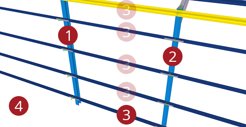 Kingspan Standard Horizontal Cladding Support (31) | Trimble User ...